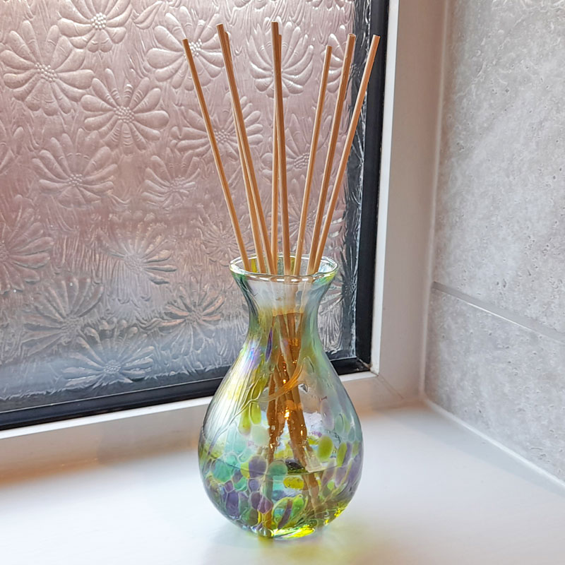 Teardrop Reed Diffuser Bottle, Purple - Pure Aromatherapy