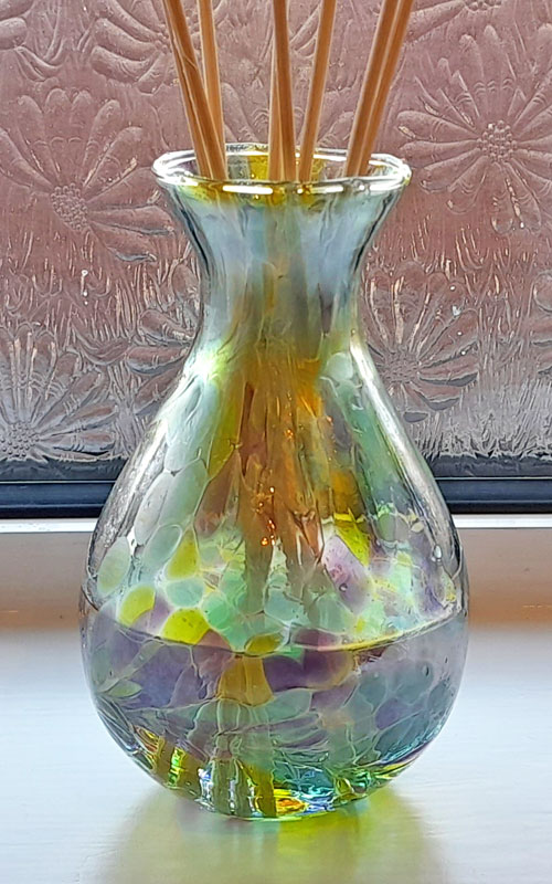 Teardrop Reed Diffuser Bottle, Purple - Pure Aromatherapy